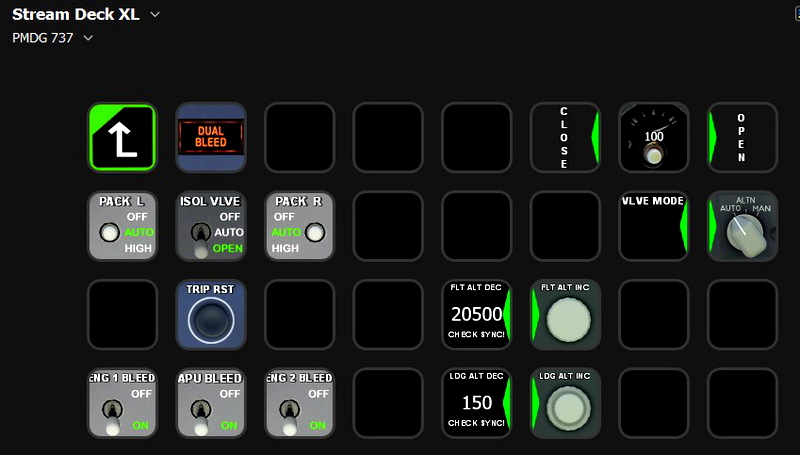 PMDG 737 AAO Scripts & StreamDeck XL & PLUS Profile & MCP Combo ...