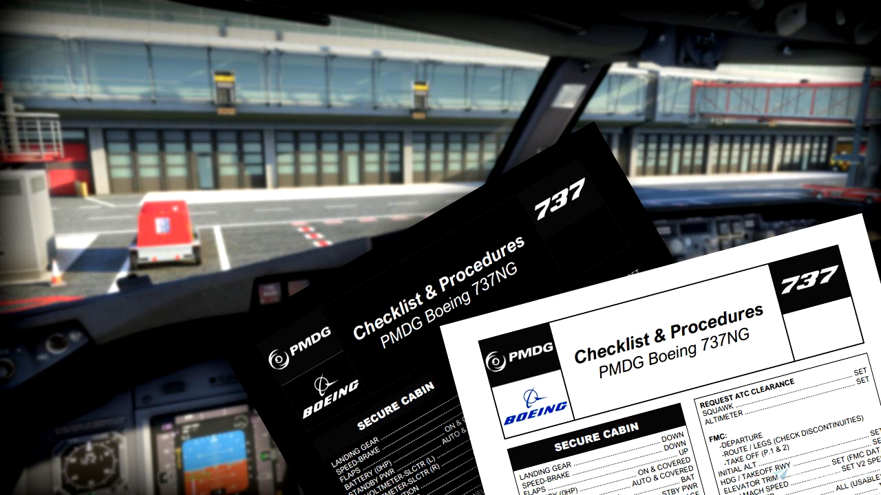 Checklists - PMDG Boeing 737-800 Add-Ons for Microsoft Flight Simulator ...
