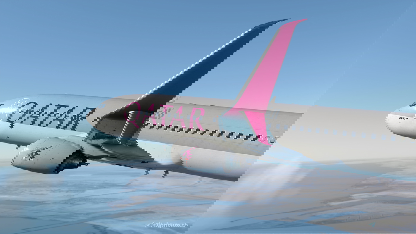 PMDG 738 SSW Qatar Airways (A7-QTR) for Microsoft Flight Simulator | MSFS