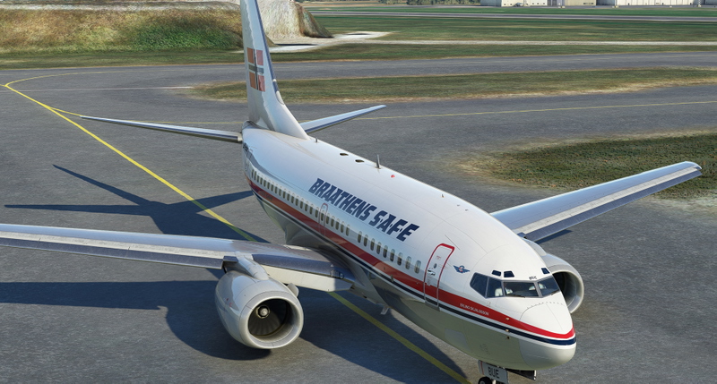 PMDG B737-600 Braathens Safe LN-BUE Anno 1998 for Microsoft Flight ...