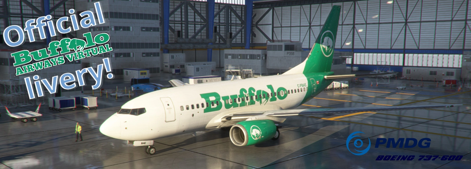PMDG B737-600 Buffalo Airways Virtual C-FBAE - MSFS Add-on - Flightsim.to