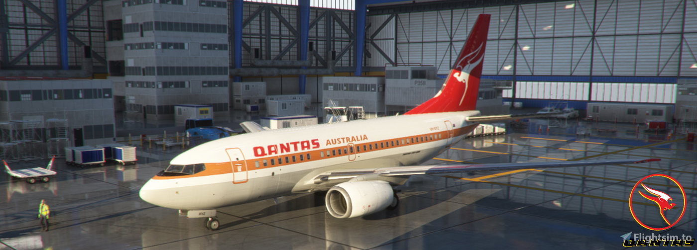PMDG B737-600 Qantas Retro Roo VH-XYZ for Microsoft Flight Simulator | MSFS