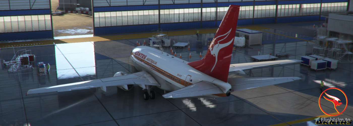 PMDG B737-600 Qantas Retro Roo VH-XYZ for Microsoft Flight Simulator | MSFS
