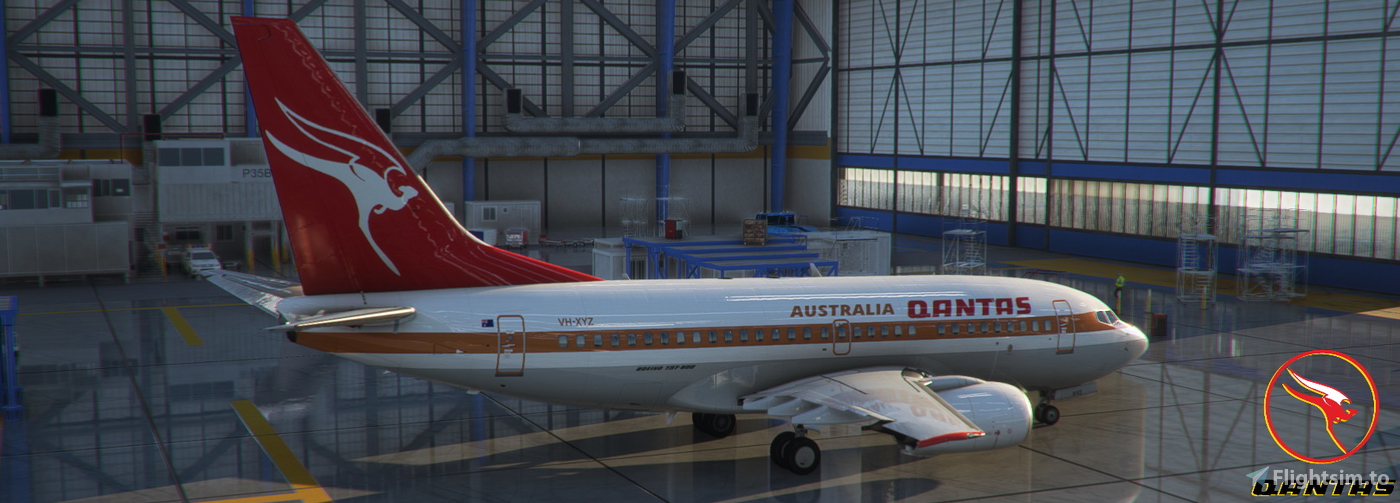 PMDG B737-600 Qantas Retro Roo VH-XYZ for Microsoft Flight Simulator | MSFS