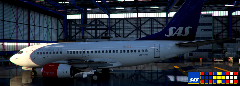 PMDG B737-600 SAS LN-RPG for Microsoft Flight Simulator | MSFS