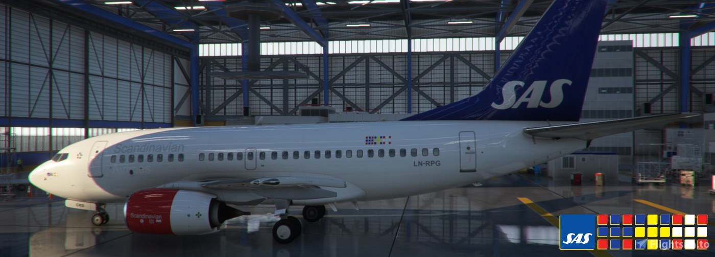 PMDG B737-600 SAS LN-RPG for Microsoft Flight Simulator | MSFS