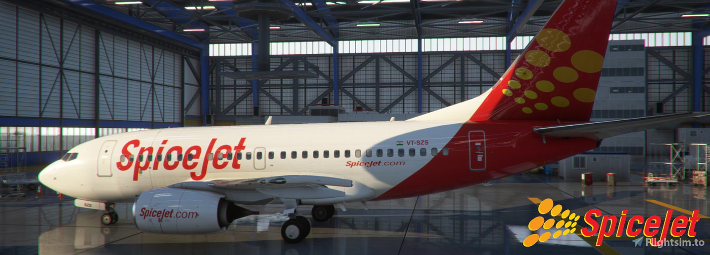 PMDG B737-600 Spicejet VT-SZS for Microsoft Flight Simulator | MSFS