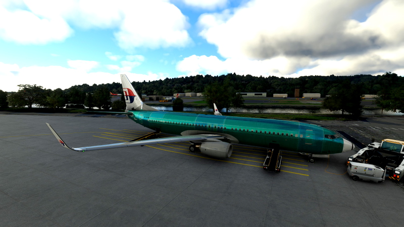 Malaysia Airlines 737-8H6 N1787B Factory Roll out for Microsoft Flight ...