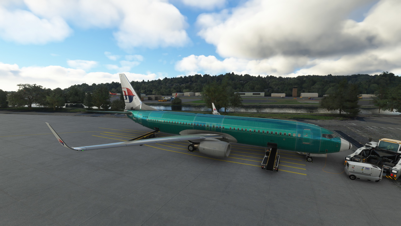 Malaysia Airlines 737-8H6 N1787B Factory Roll out for Microsoft Flight ...