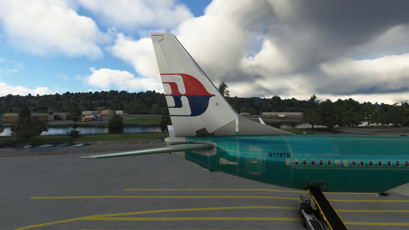 Malaysia Airlines 737-8H6 N1787B Factory Roll out for Microsoft Flight ...