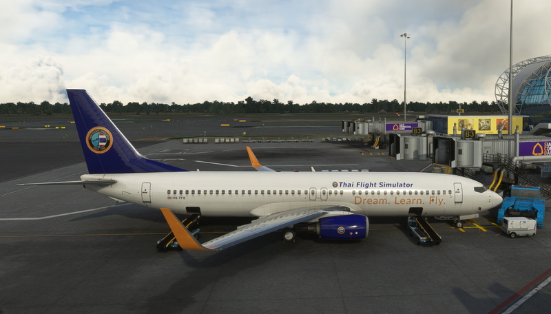 PMDG B737-800 | Thai Flight Simulator | HS-TFS for Microsoft Flight ...