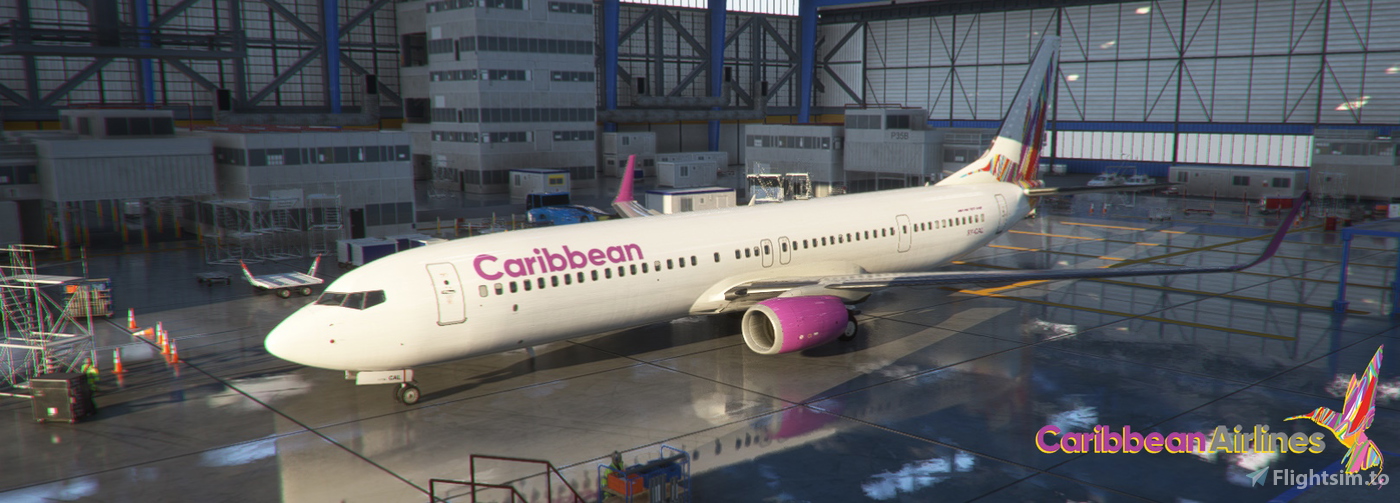 PMDG B739 and B739ER Caribbean Airlines Four Pack for Microsoft Flight ...