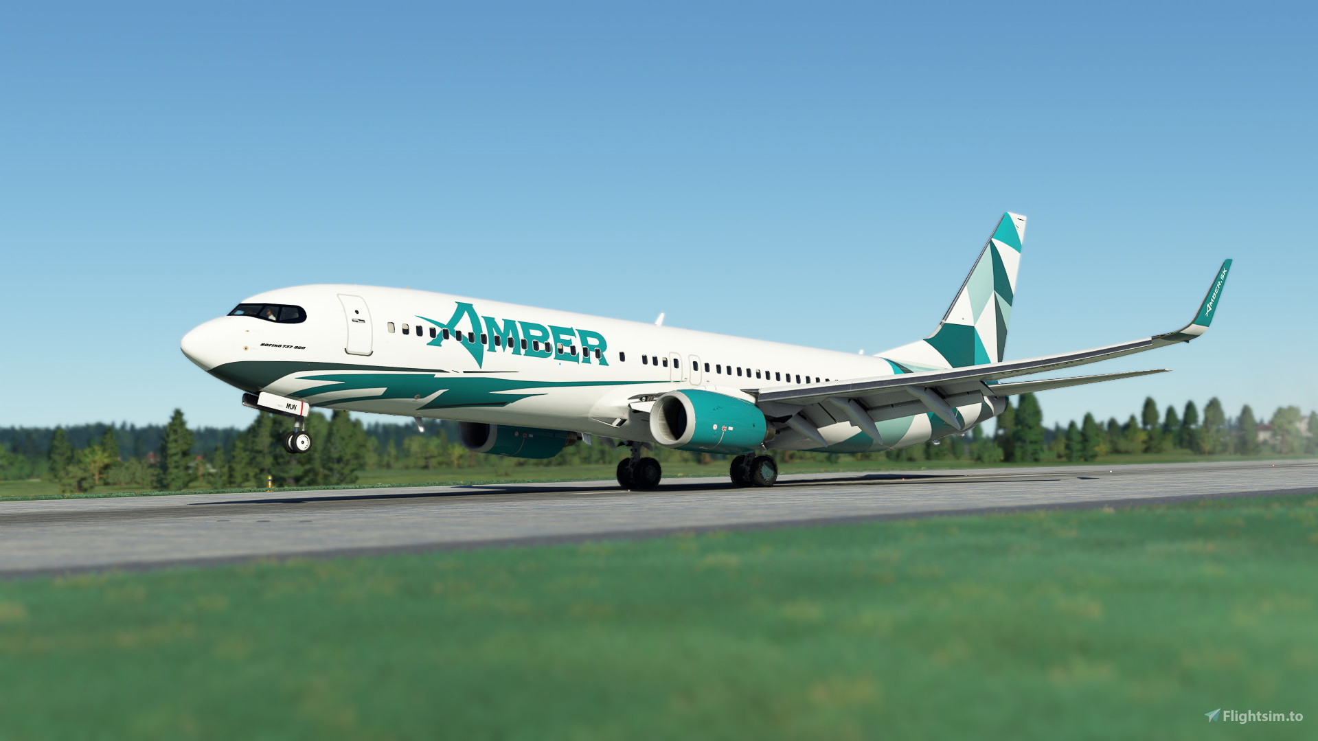 PMDG Boeing 737- 900 / DE-MUN / Amber Virtual- 4K + interior ...