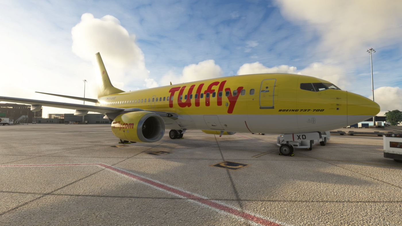 PMDG Boeing 737-700 TUI TUIfly.com Yellow 2008 (D-AHXD) pour Microsoft ...