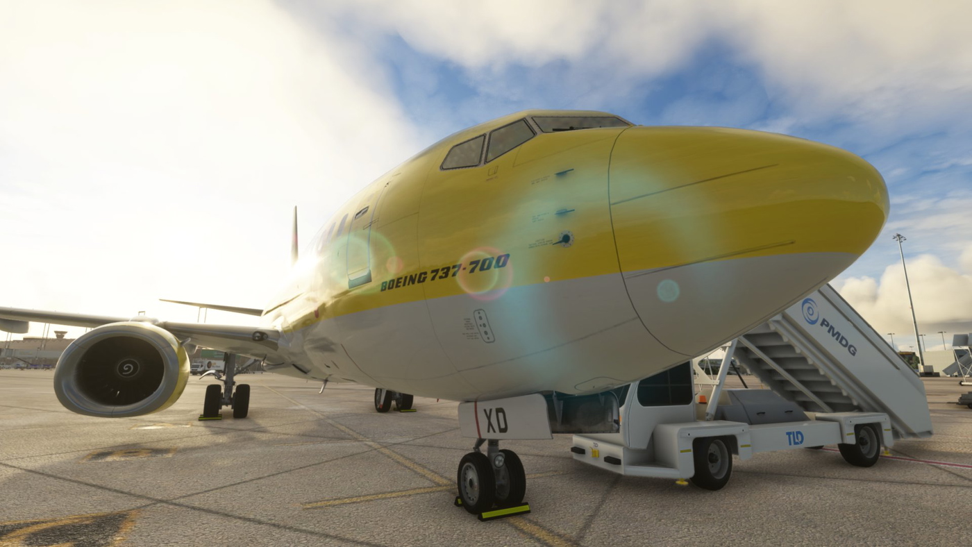 PMDG Boeing 737-700 TUI TUIfly.com Yellow 2008 (D-AHXD) pour Microsoft ...