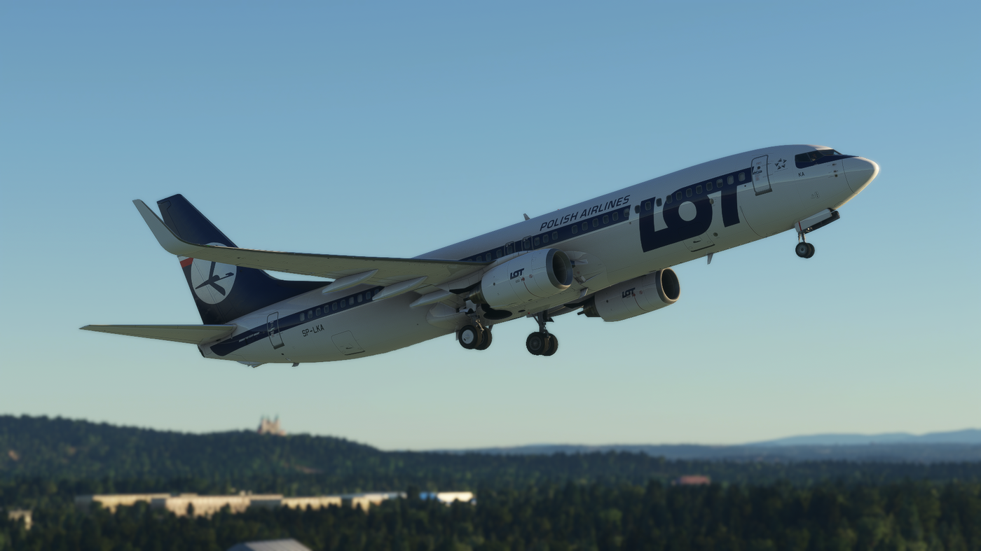 PMDG Boeing 737-800 LOT Polish Airlines Old Livery for Microsoft Flight ...