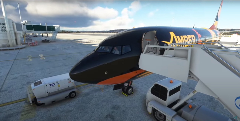 PMDG Boeing 737- 800 SSW - HALLOWEEN EDITION / OM-DEI / Amber Virtual - 4K + interior for ...
