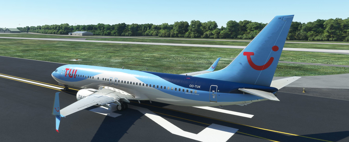 PMDG Boeing 737-800 SSW TUI Belgium OO-TUK 对于 Microsoft Flight ...