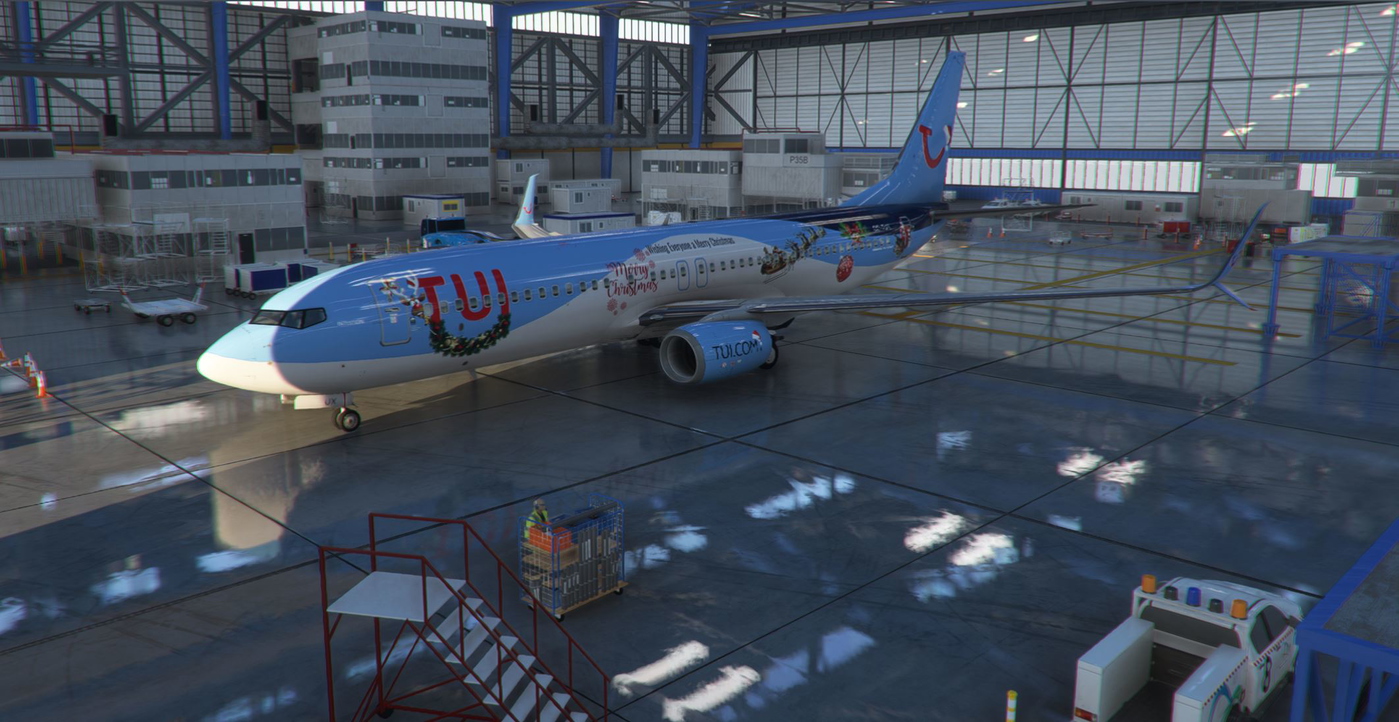 PMDG Boeing 737-800 SSW TUI Merry Christmas のために Microsoft Flight ...