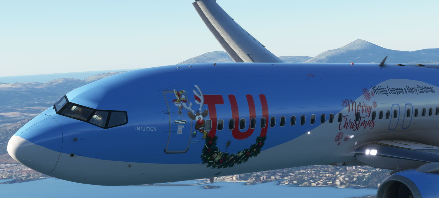 PMDG Boeing 737-800 SSW TUI Merry Christmas のために Microsoft Flight ...
