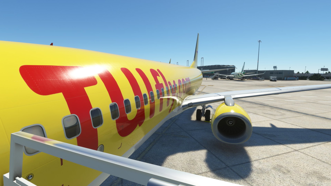 PMDG Boeing 737-800 TUI TUIfly.com Yellow 2010 (D-AHFH) 对于 Microsoft ...