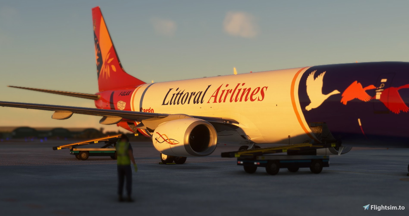 [PMDG] Boeing 737-800BDSF Littoral Airlines (4K) for Microsoft Flight ...