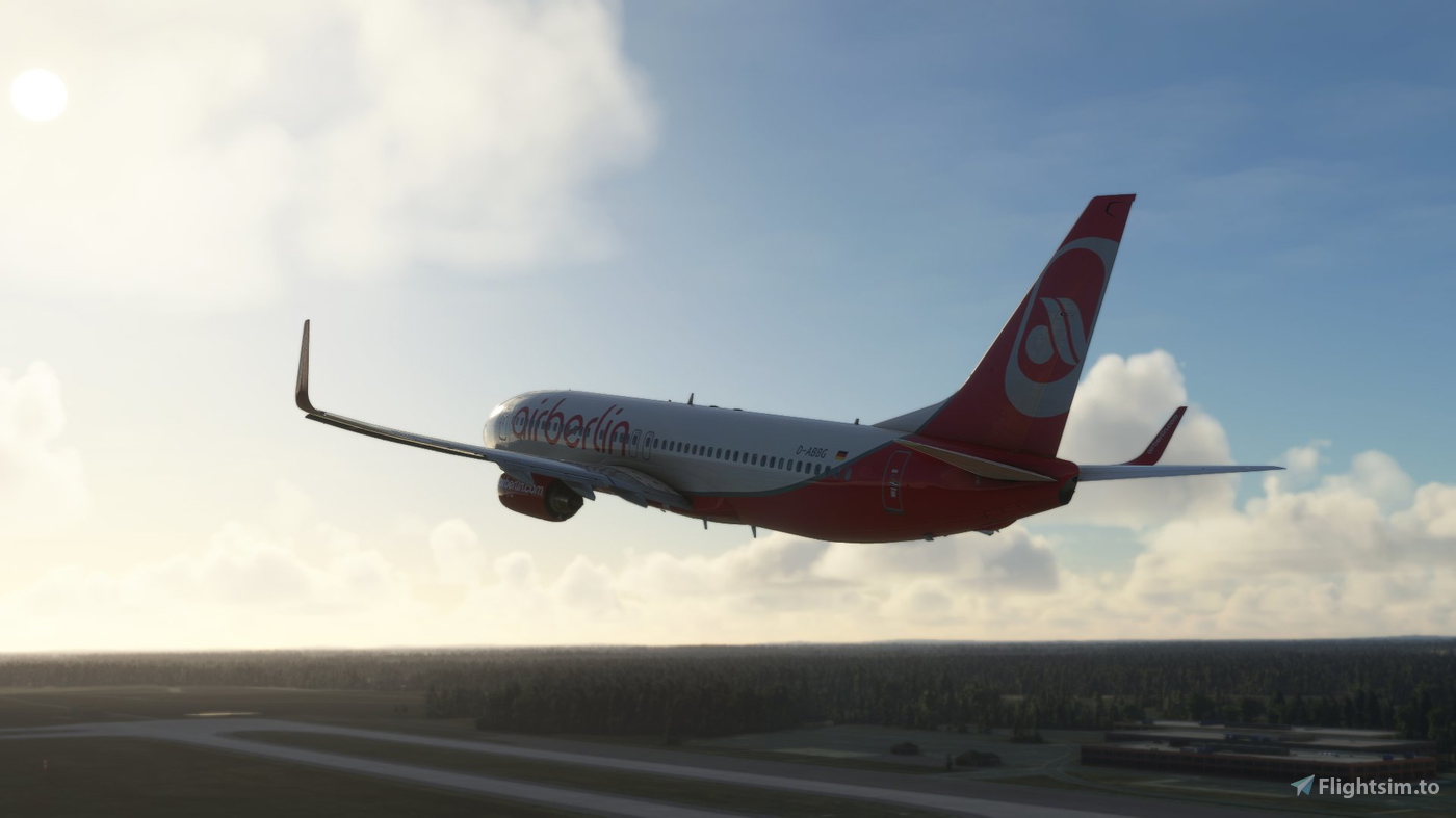 PMDG Boeing B737-800 Air Berlin | 4K for Microsoft Flight Simulator | MSFS