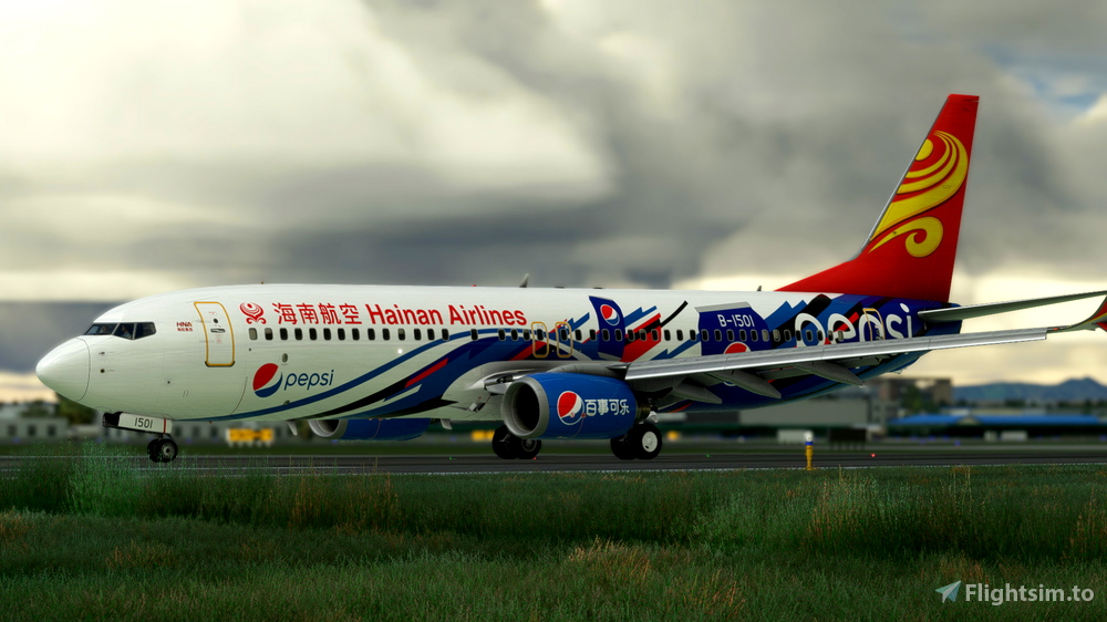 PMDG Boeing B737-800 Hainan Airlines Pepsi | 4K 对于 Microsoft Flight Simulator | MSFS