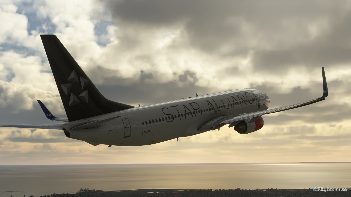 PMDG Boeing B737-800 SAS Scandinavian Airlines Star Alliance | 4K for ...