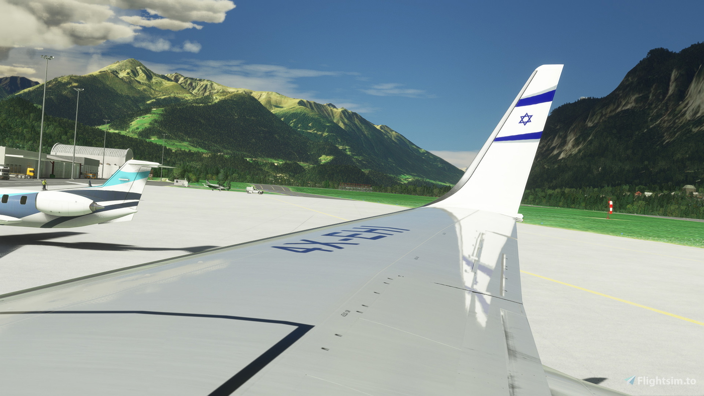 PMDG Boeing B737-900ER EL AL Hamsa Sticker (4X-EHI) | Cabin | 4K for ...