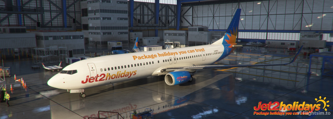 PMDG Boeing B739 and B739ER plus ERSSW Jet2 Holidays G-DRTO for ...