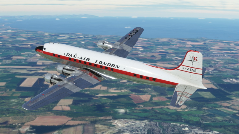 PMDG DC-6B Dan Air G-ATAB for Microsoft Flight Simulator | MSFS