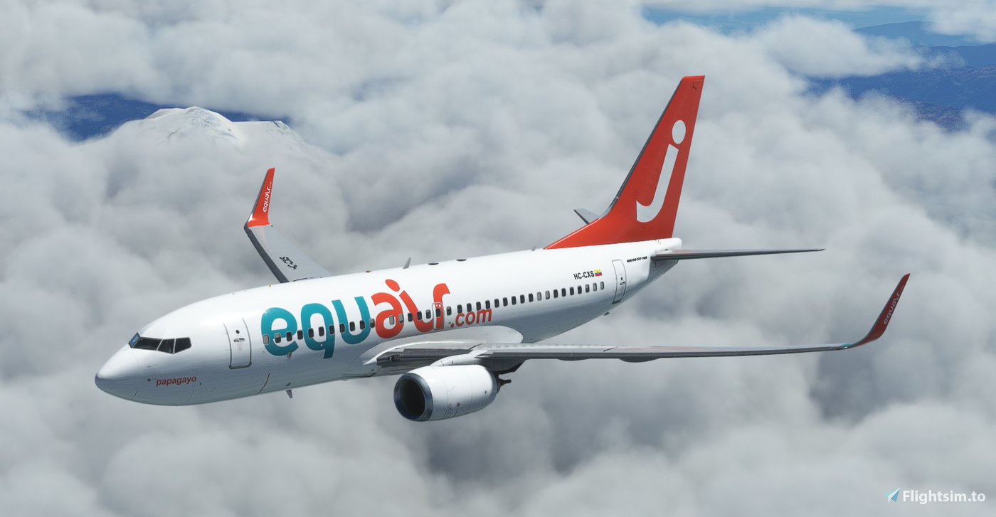 [PMDG] Equair Ecuador Boeing 737-700 for Microsoft Flight Simulator | MSFS
