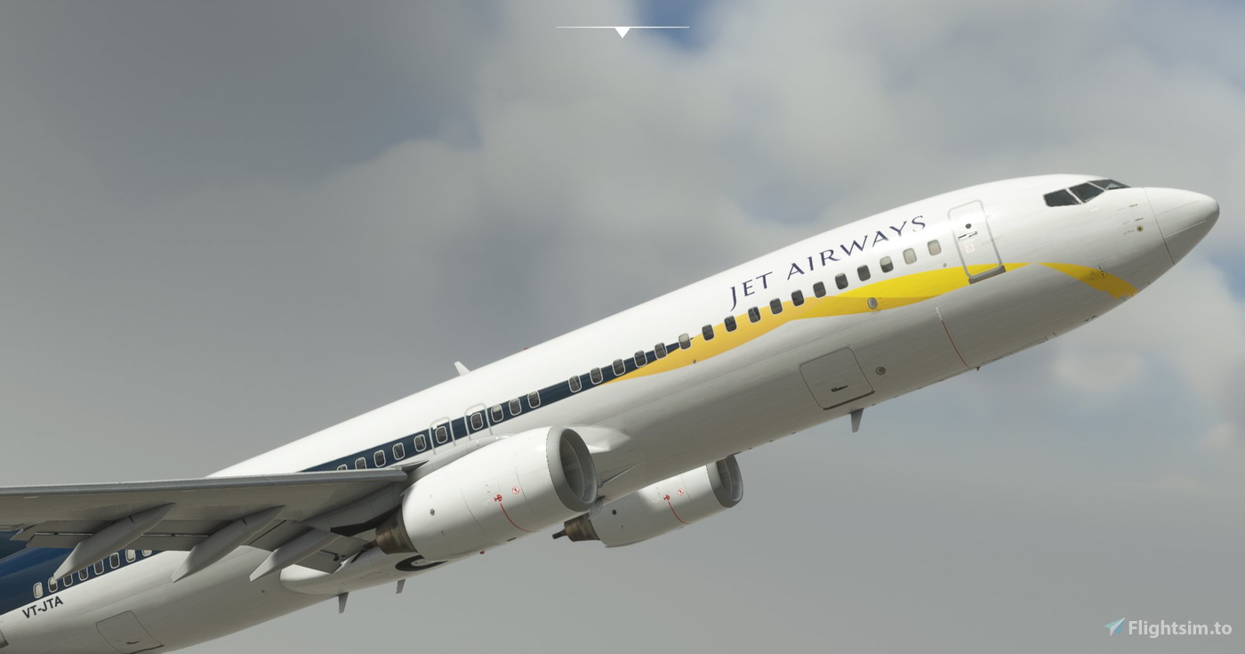PMDG Jet Airways Boeing 737-800NG VT-JTA for Microsoft Flight Simulator | MSFS