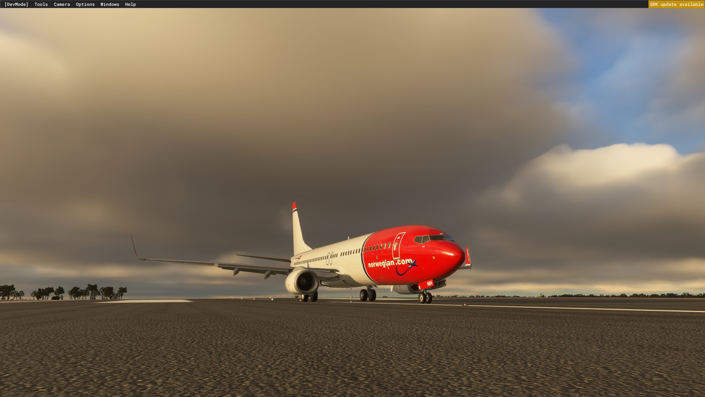 PMDG737 800 LN-NIH norwegian air shuttle pour Microsoft Flight ...