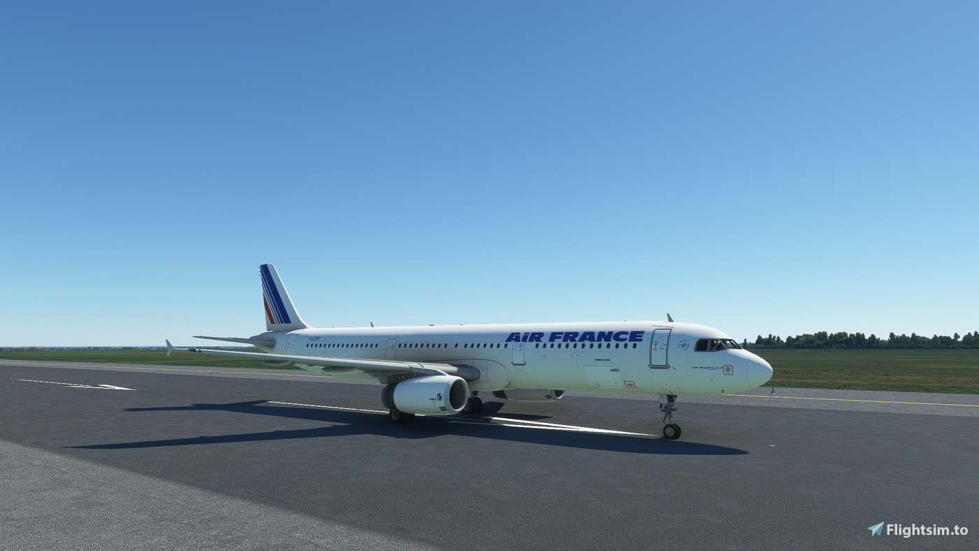 PMP Airbus A321-200 Air France Old Livery F-GTAT 8K dla Microsoft ...