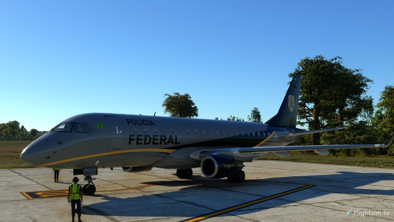 Polícia Federal | PS-CAV | FlightSim Studios E175 | 8K for Microsoft ...