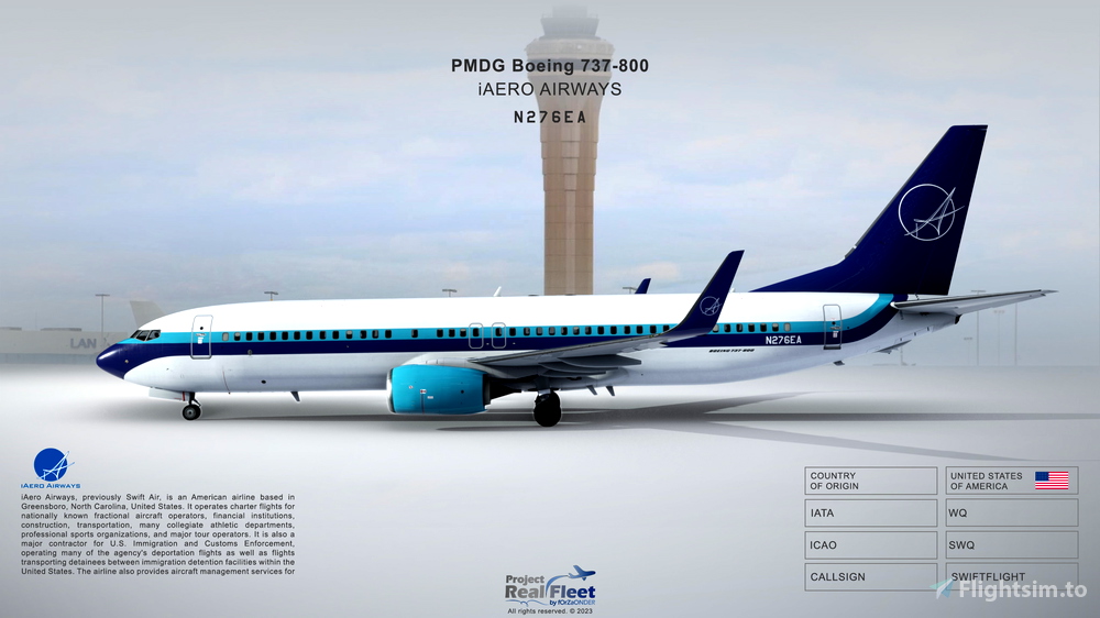 Project Real Fleet by fOrZaONDER - iAero Airways N276EA (4K) Livery ...