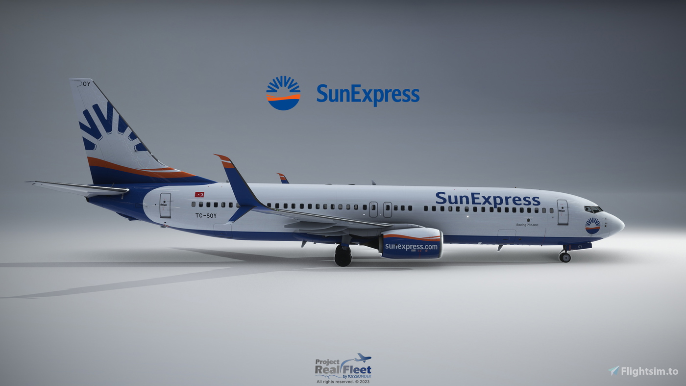 Project Real Fleet by fOrZaONDER - SunExpress TC-SOY (4K) Livery with ...
