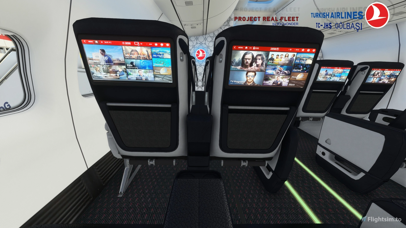 Project Real Fleet by fOrZaONDER, Turkish Airlines TC-JHS 4K Livery w ...