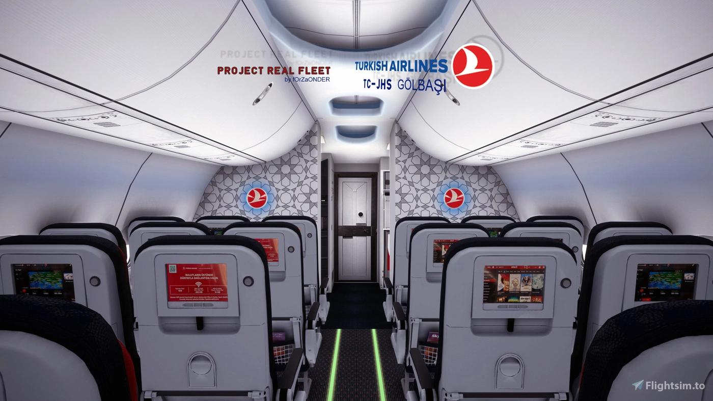 Project Real Fleet by fOrZaONDER, Turkish Airlines TC-JHS 4K Livery w ...