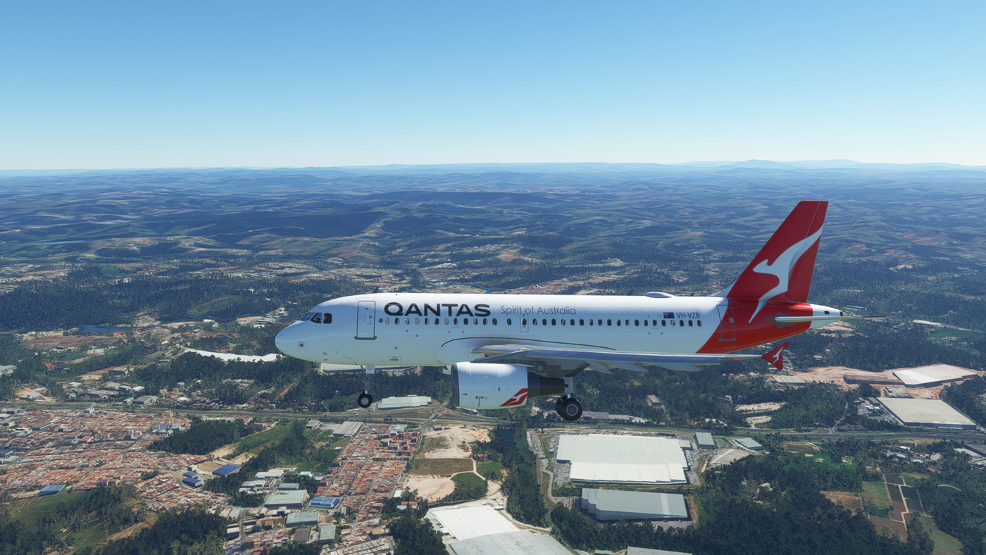 QANTAS A319CEO 8K VH-VZB for Microsoft Flight Simulator | MSFS