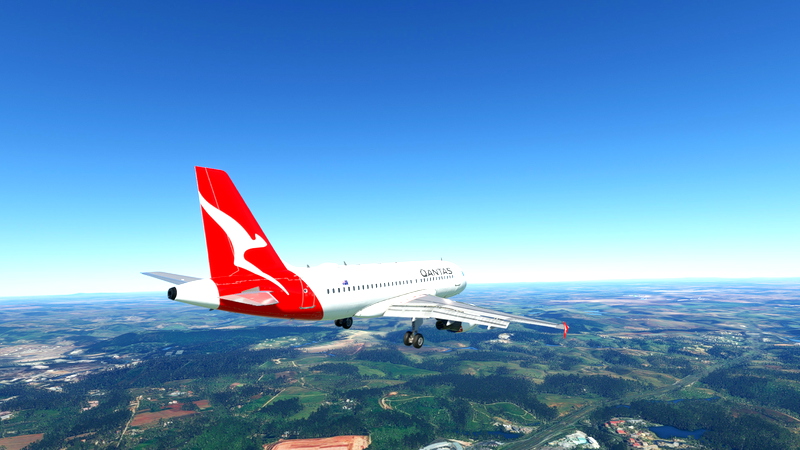 QANTAS A319CEO 8K VH-VZB for Microsoft Flight Simulator | MSFS