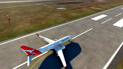 QANTAS B73 X Project » Microsoft Flight Simulator