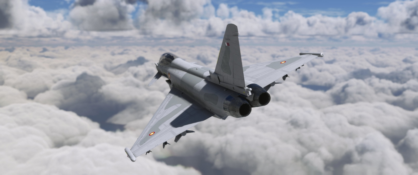 Qatar Emiri Air Force (QEAF) | EF2000 Typhoon QA404 for Microsoft ...