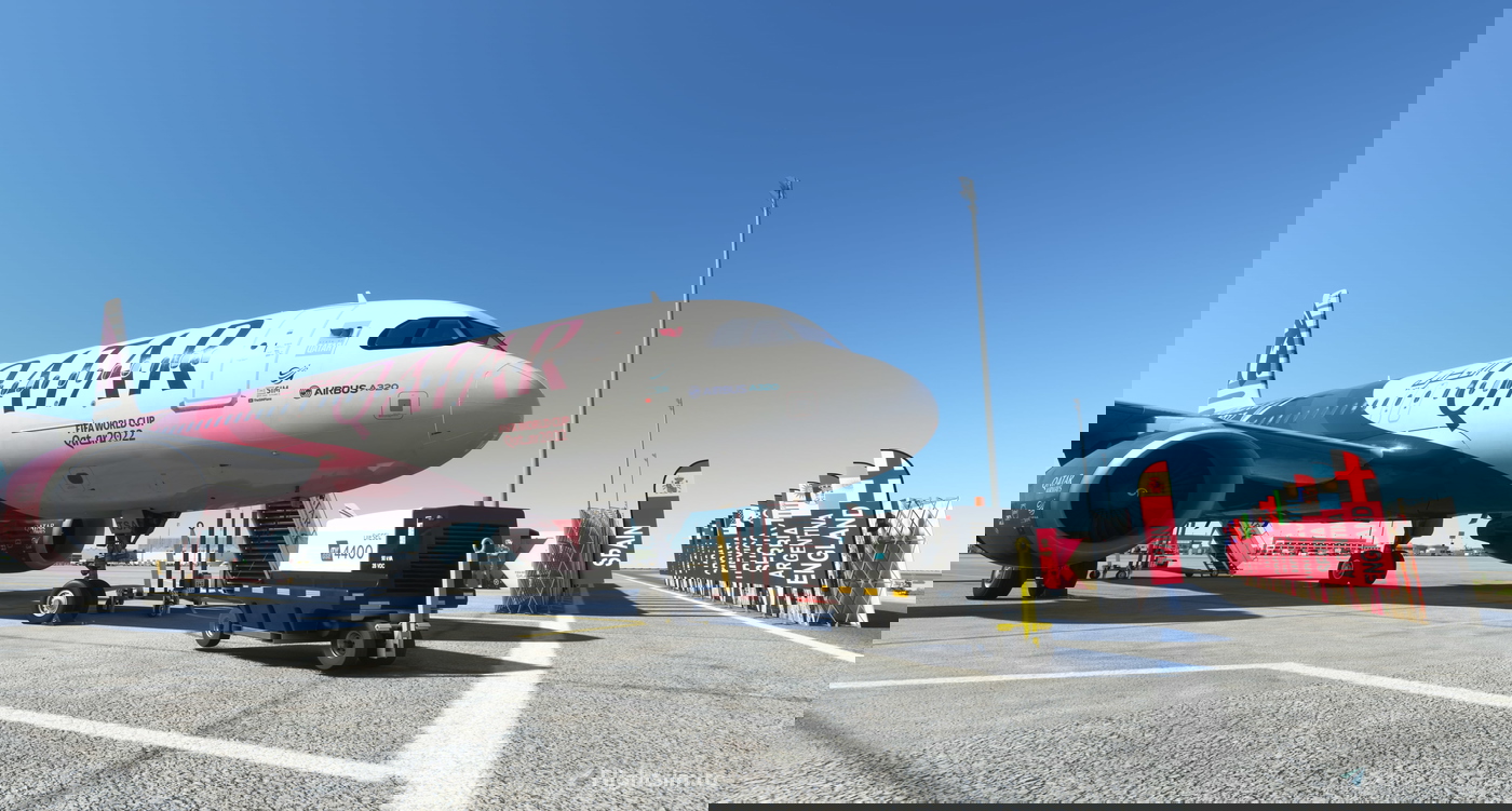 Qatar World Cup 2022 Arrival Stand OTHH Hamad International for ...