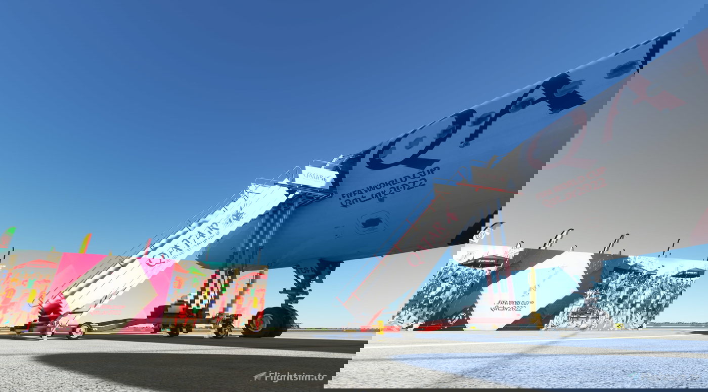 Qatar World Cup 2022 Arrival Stand OTHH Hamad International for ...