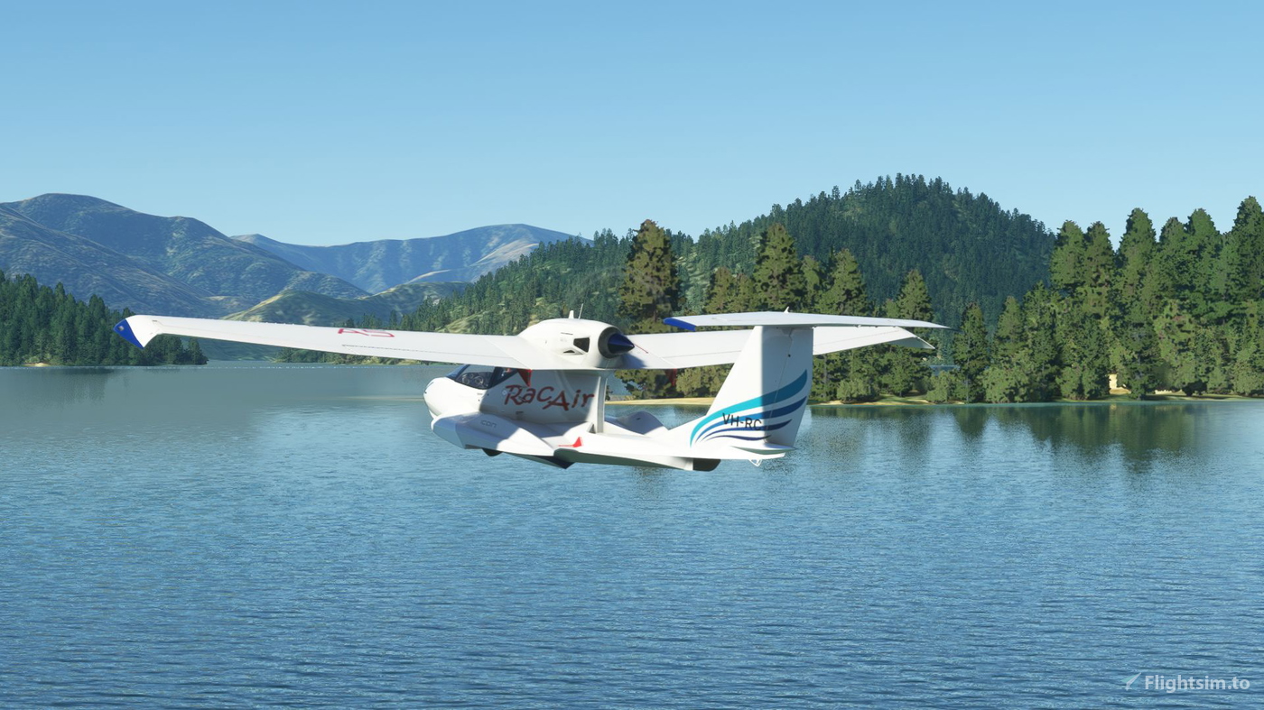 RacAir livery for Icon A5 for Microsoft Flight Simulator | MSFS