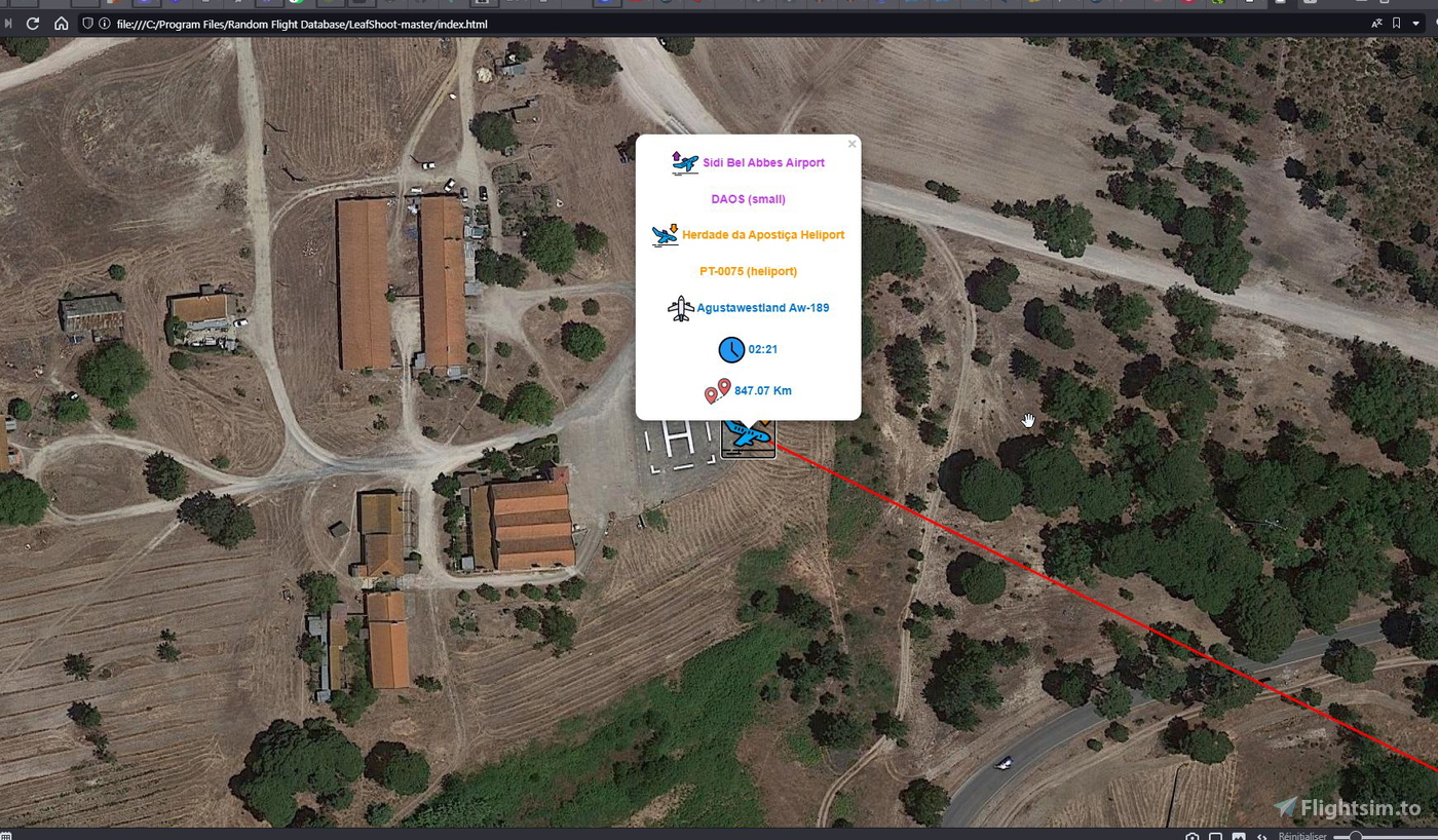 Random Flight Database for Microsoft Flight Simulator | MSFS