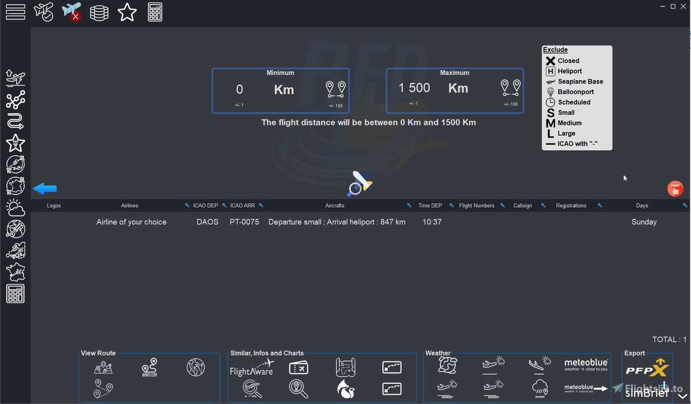 Random Flight Database for Microsoft Flight Simulator | MSFS